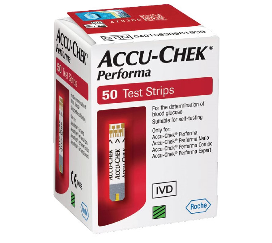 ACCU-CHEK PERFORMA 50 TEST STRIPS | Rosh Medical Company